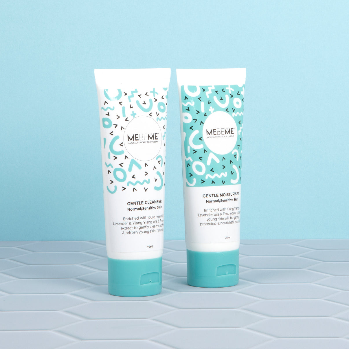 Kids Natural Cleanser & Moisturiser Bundle | Kids Skin Care By MEBEME